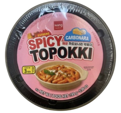 Wang Spicy Carbonara Topokki(6P) 169g*6 | KS QUEENSLAND