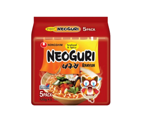 Nongshim Neoguri spicy (Multi) (120g*5)*8 | KS QUEENSLAND