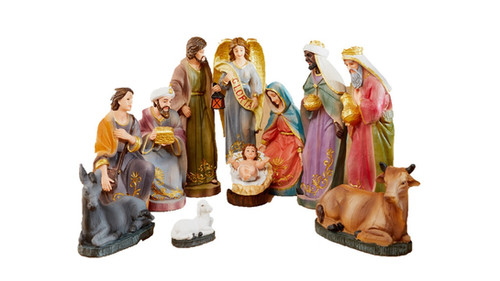 11 Piece Nativity Set 8 Inch | Santa Gifts