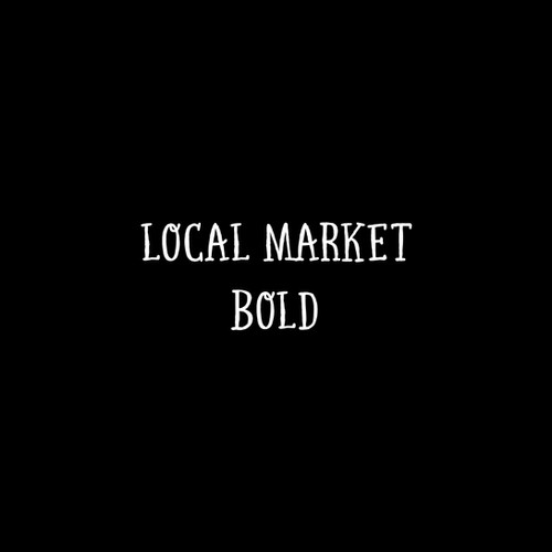 Local Market Bold Font