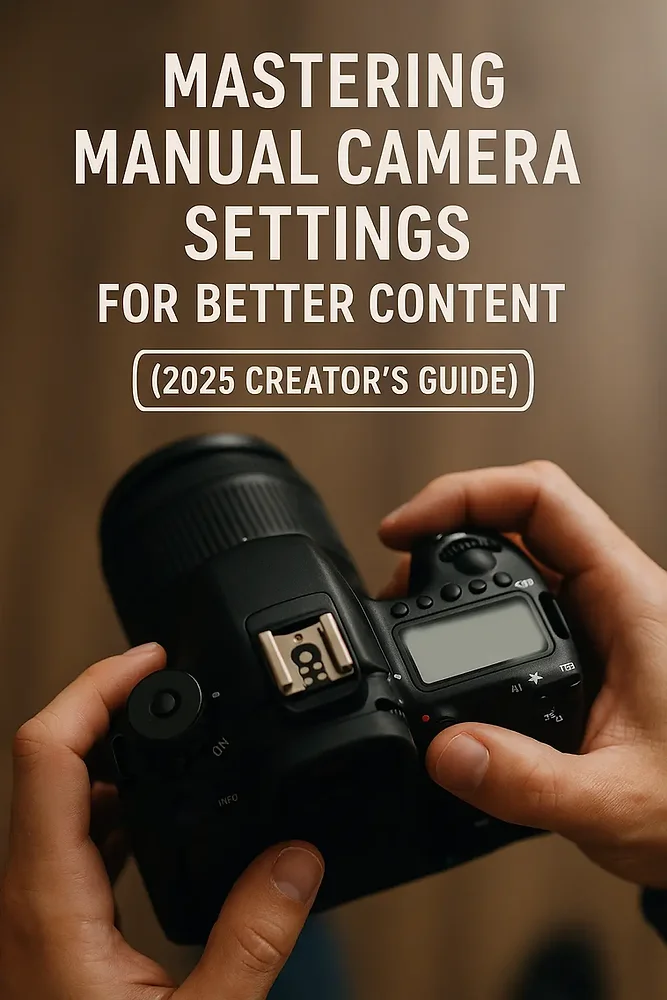 Mastering Manual Camera Settings for Better Content (2025 Creator’s Guide)