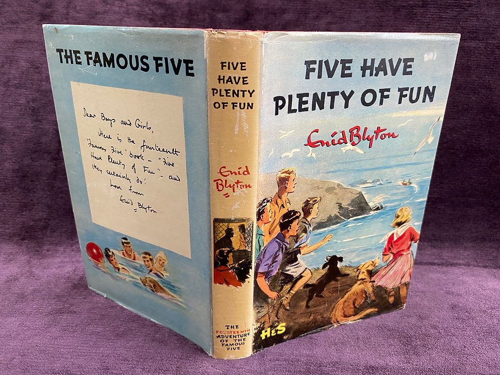 Five Have Plenty of Fun Enid Blyton | Barely Read Books | UK