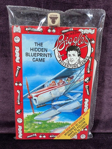 The Hidden Blueprints (Biggles ) Game W E Johns | Barely Read Books | UK