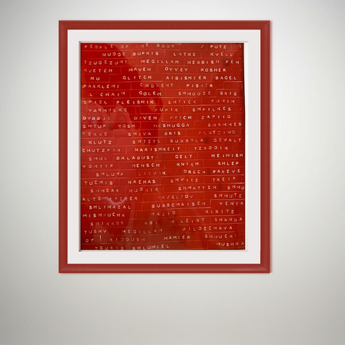 Giclée Print: Jewish Words, Yiddish (2022) | Mushka’s Studio