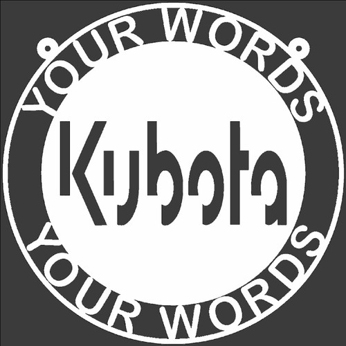 Kubota Logo Personalized Weatherproof Sign | Made in the USA | In-An ...