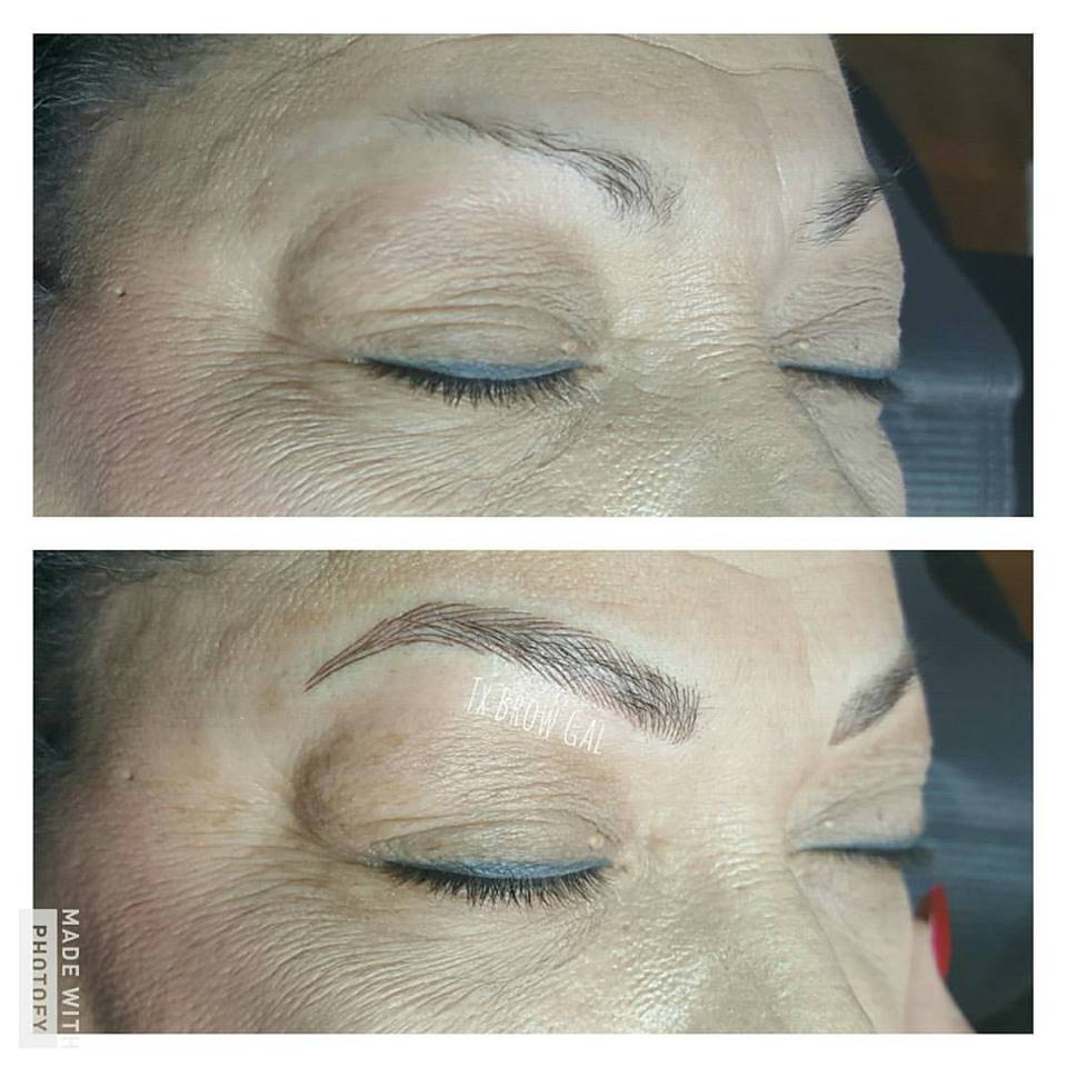 Before/After Microblading photos | San Antonio | Tx Brow Gal
