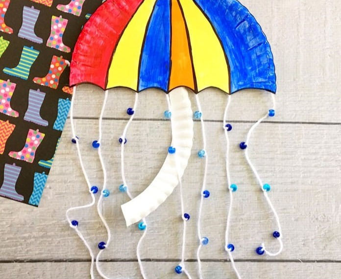 April Showers Umbrella Craft