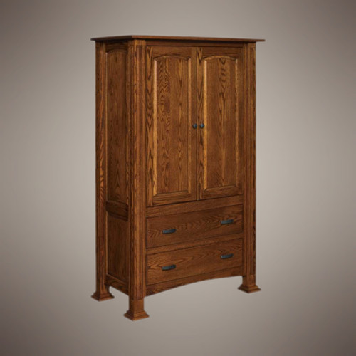 Lexington 2 Drawer 2 Door Armoire | The Original Amish F