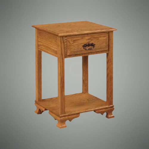 Heritage 1 Drawer Open Night Stand | The Original Amish F