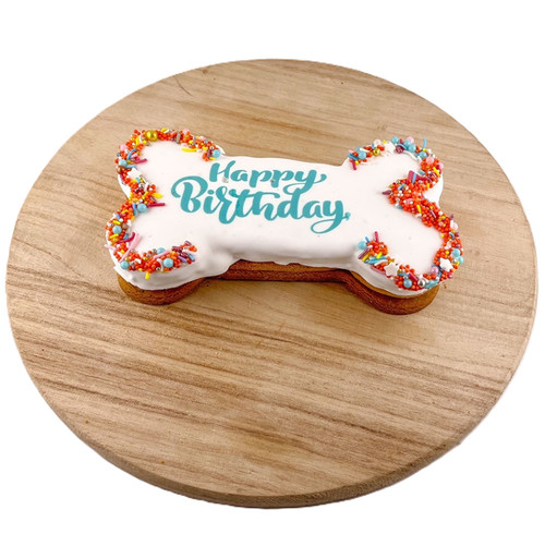 BIRTHDAY BONE LARGE 3 Tier Cake 17cm | Pawfect Treats