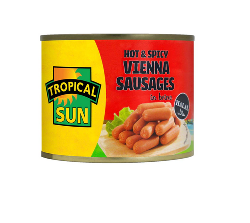 Tropical Sun Chicken Viennas Hot & Spicy 200g | AoMart Supermarket