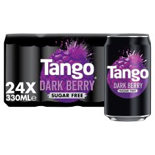 Tango Dark Berry Soft Drink Sugar Free 24 X 330Ml | AoMart Supermarket