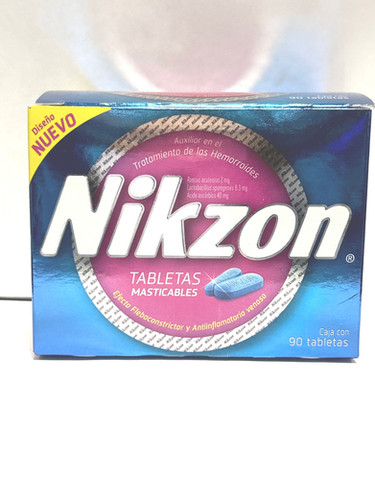 NIKZON / 90 tablets masticables | Vida Sana