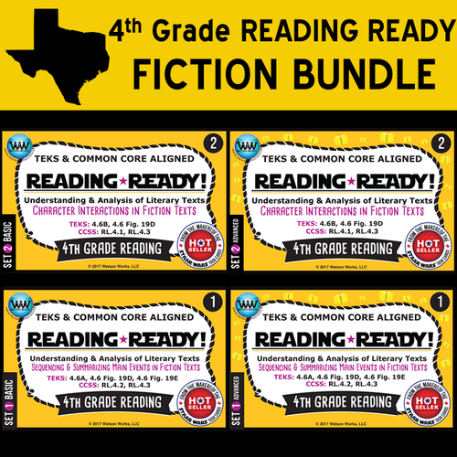 4th Grade - Reading Ready® Fiction Bundle | watson-works