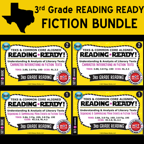 3rd Grade - Reading Ready© Fiction Bundle | watson-works