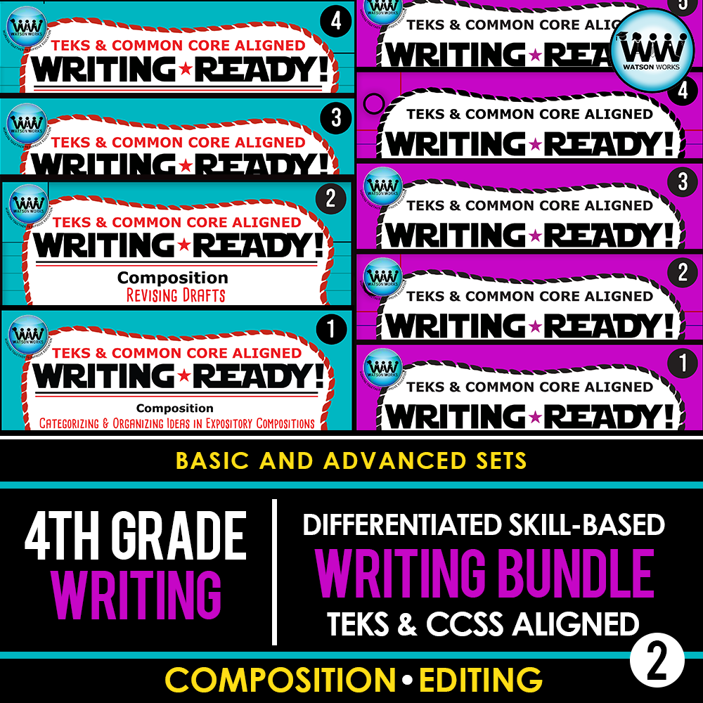 4th Grade Writing MEGA BUNDLE | watson-works