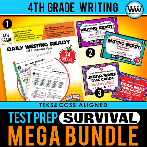 4th Grade Writing MEGA BUNDLE | watson-works