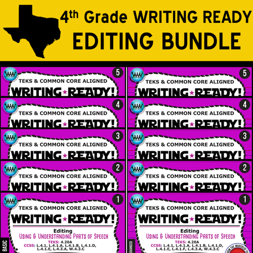 4th Grade - Writing Ready® Editing Bundle | watson-works