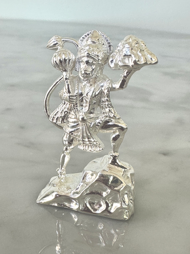 Lord Hanuman Silver Idol | Silver Hub
