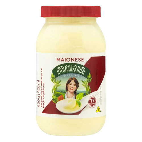 Maionese Maria Tradicional Pote 450g | Rudley Mini Mercado