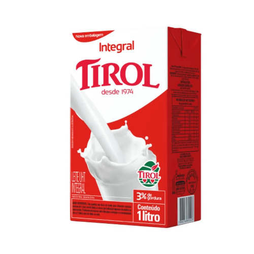 Leite Integral Tirol 1 Litro | Rudley Mini Mercado