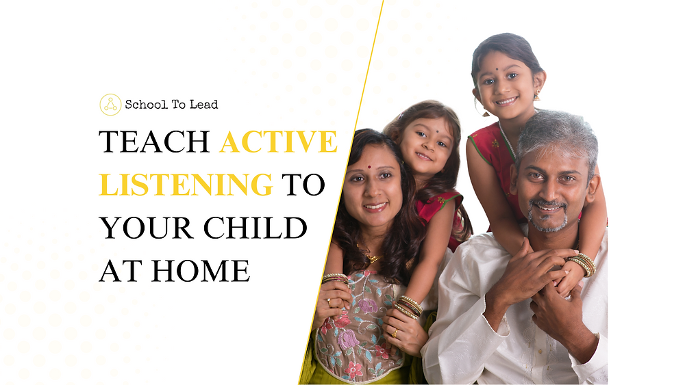 Ways to Teach Active Listening Skills to Your Child at Home by ...