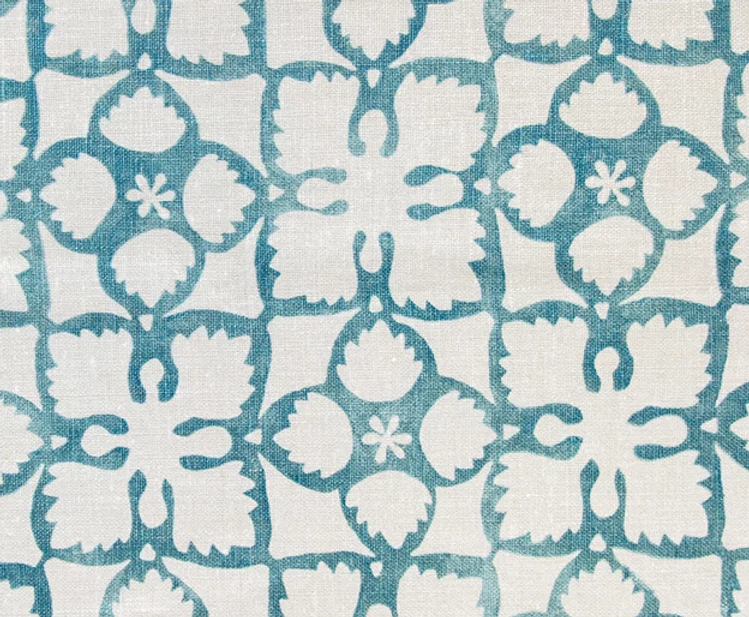 Anna Spiro Textiles - Grandma's Quilt - Teal | Sachs & Cornish