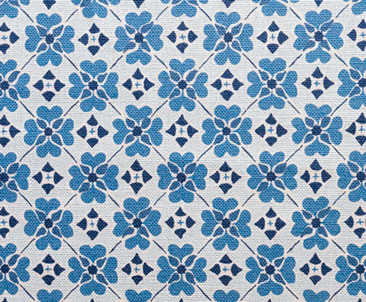 Anna Spiro Textiles - Flora - Lapis | Sachs & Cornish