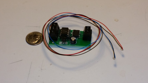 Modern Dual Police Strobe with 1 Red, 1 Blue LEDs | ironpenguin