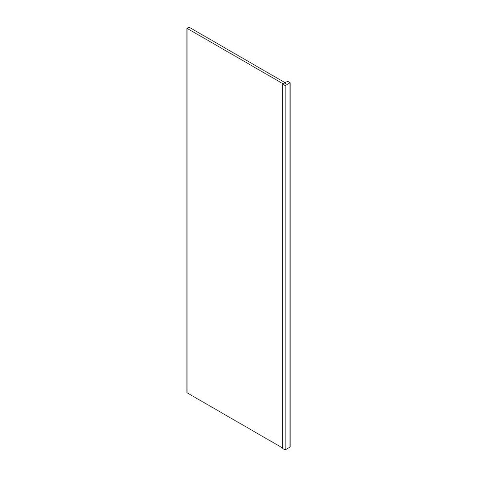 Refrigerator Panel with Return Gable | OnlineCabinetsCanada