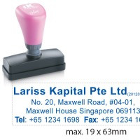 Pre Inked Stamp AE1963 | rubber-stamp
