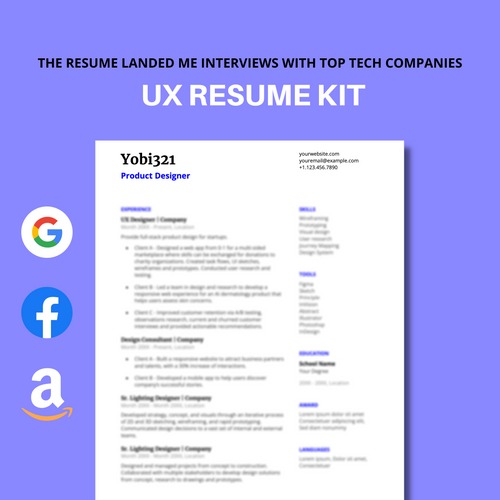 Resume Kit - Landing Jobs at Top Tech Companies | Yobi321