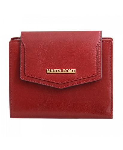 Prisma French Wallet Red | First Street LeatherMarta Ponti Leather