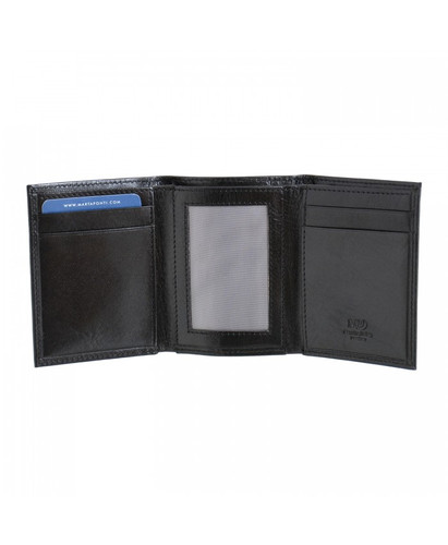 RFID Trifold Credit Card Holder ID Window | First Street LeatherMarta ...