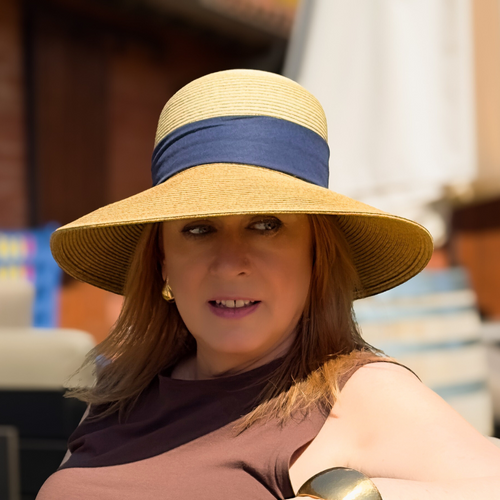 Linen Trimmed Sun Hat | First Street LeatherToucan Hats