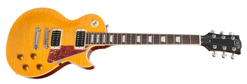 J&D LUTHIERS LP2 FLAME TOP LP-STYLE GUITAR | Kew Music Garage