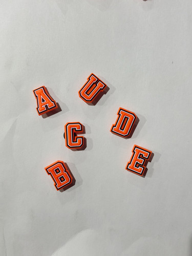 Letter Jibbitz Charms | Gridder Cheerleading