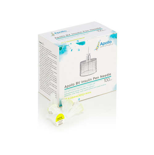 Apollo BV Pen Needle 32G-4mm | Apollo Medical