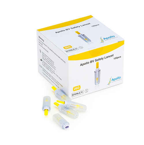 Apollo BV Safety Lancet 26G | Apollo Medical