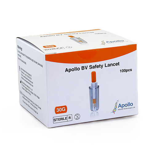 Apollo BV Safety Lancet 30G | Apollo Medical
