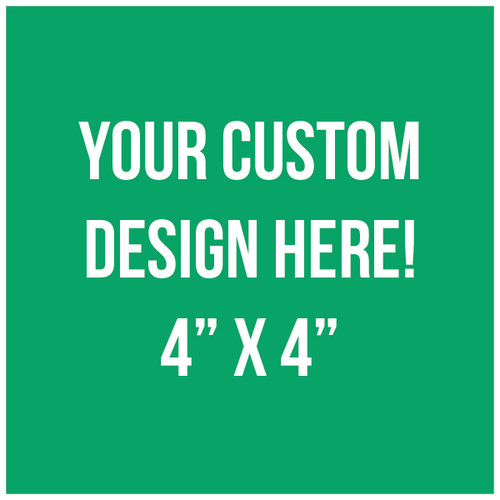 100 Sticker Pack: 4" Square | meltdowncreative