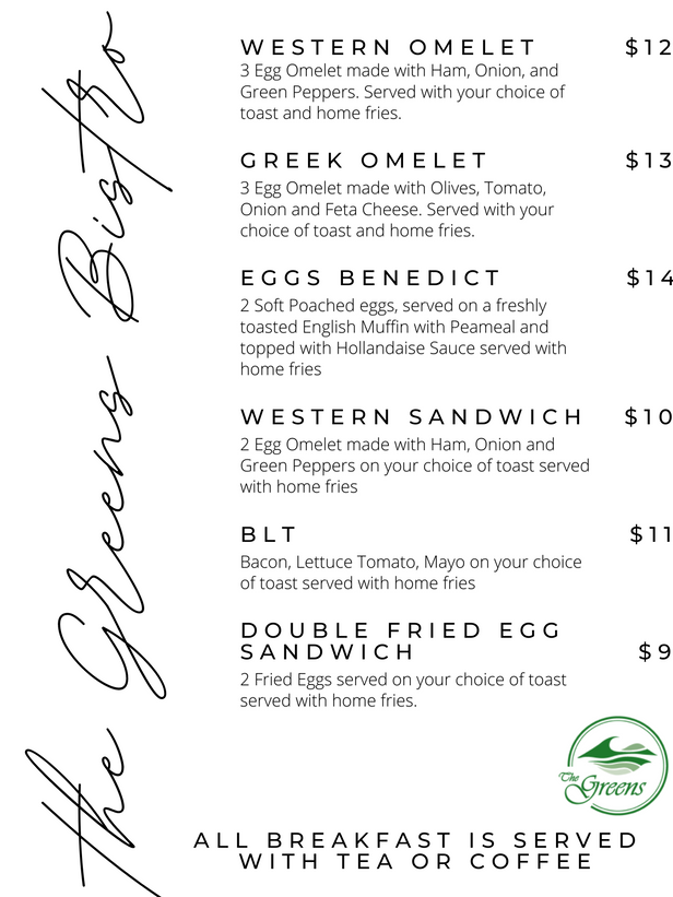 The Greens Bistro | The Greens At Renton