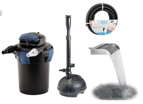 External Filter Set with Waterfall | Garden Aquarium