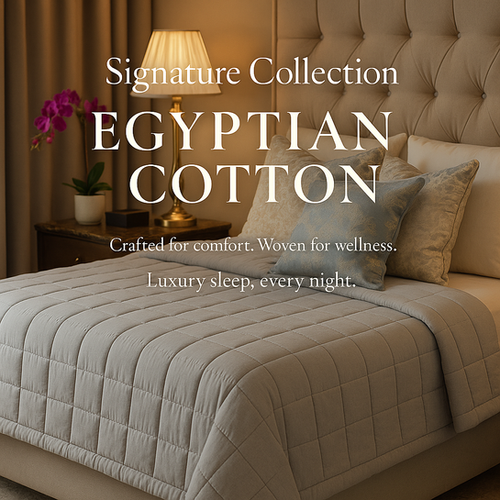 The Signature Collection Weighted Blanket | Egyptian Cotton | Weigh ...