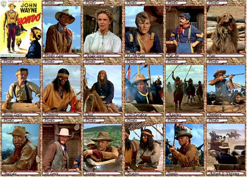 Hondo (1953) Character Cards | Nikolaitradingcards