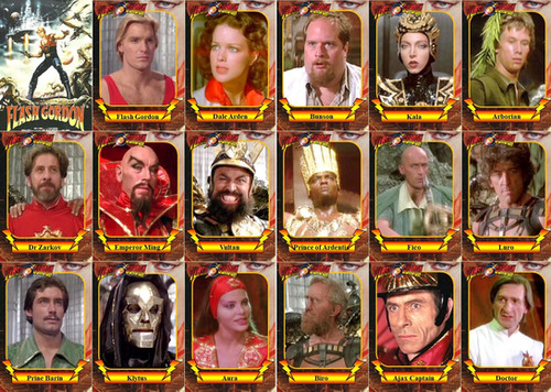 Flash Gordon (1980) Character Cards | Nikolaitradingcards