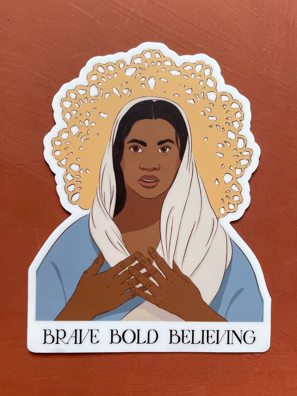 “Brave” Sticker | hiilanifinearts