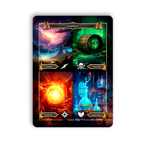 Storm / Poison / Energy / Experience counter token - MTG - Magic the ...