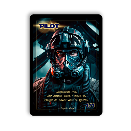 Pilot token (1/1) - Pilote jeton - MTG - Magic the gathering | Captain ...