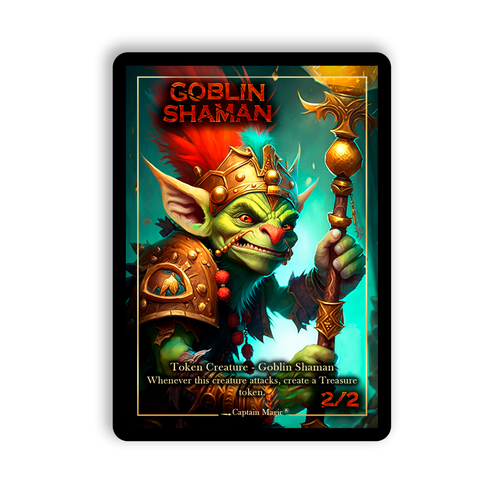 Goblin Shaman Token (Red 2/2) Token - MTG - Magic the gathering ...
